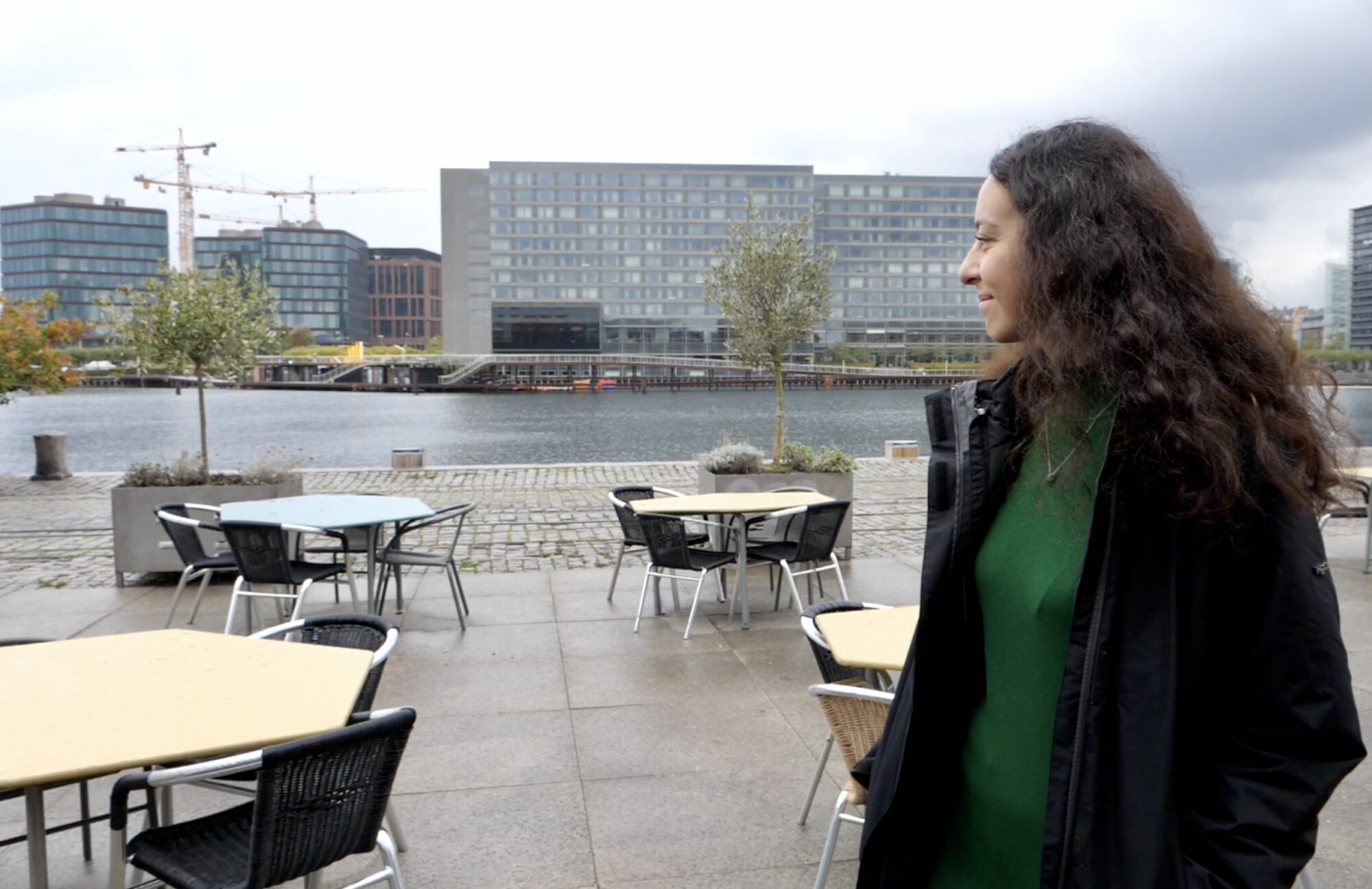 A New Residential Area with Different Heights and Colors in a Historic ...